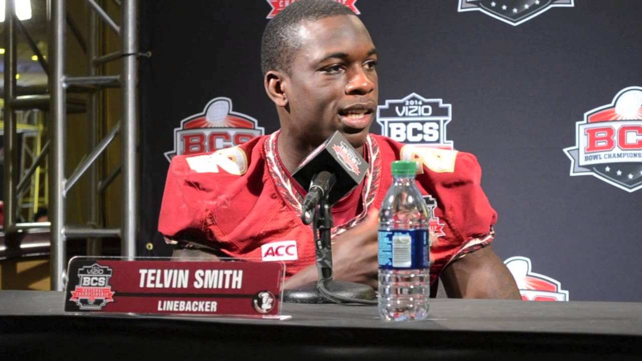 Telvin Smith FSU Linebacker speaks on QB Jameis Winston and Standing ...