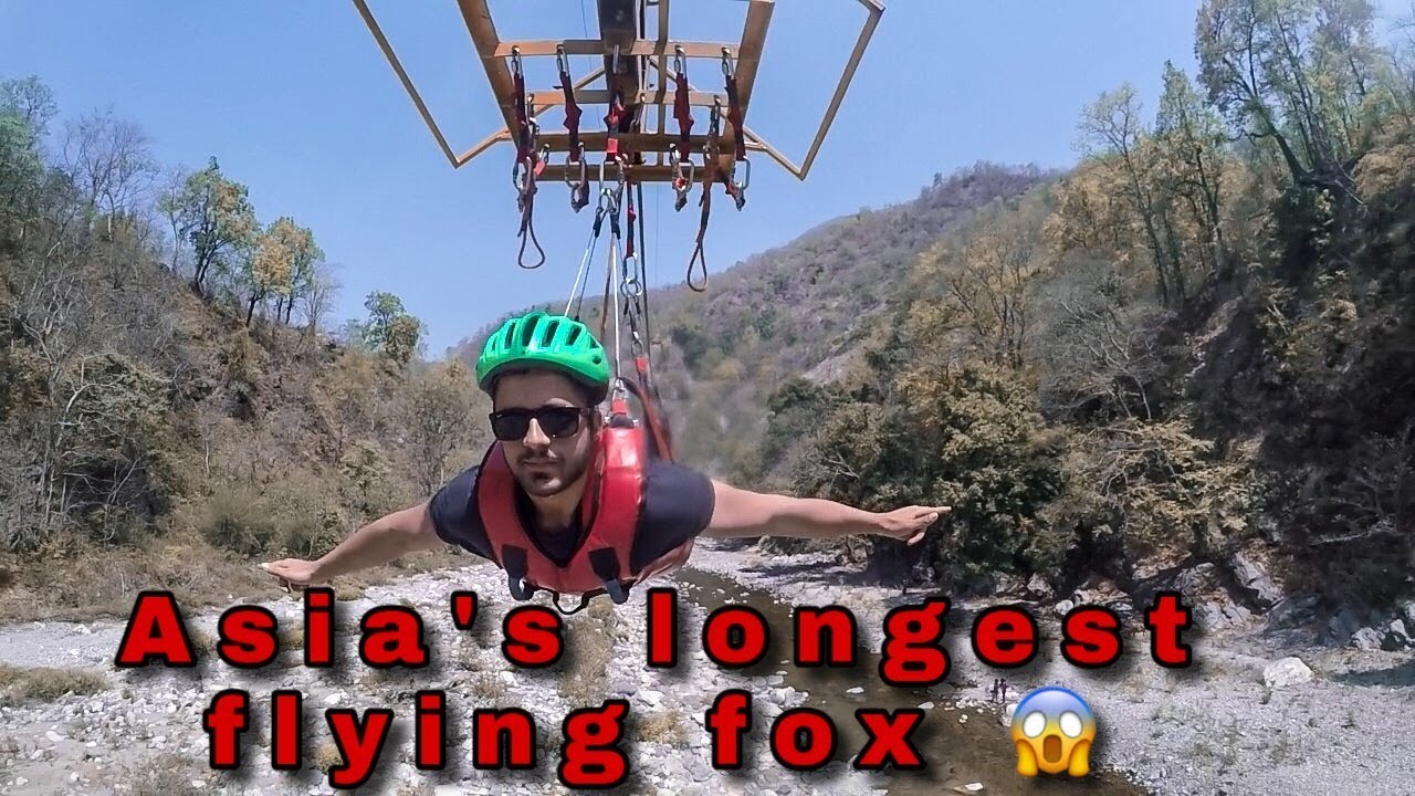 Asia's Longest Flying Fox (@160kmph) || Rishikesh - YouTube