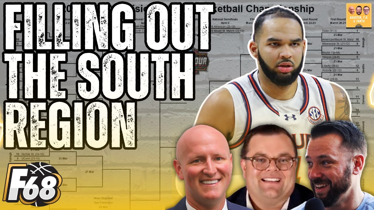 SOUTH REGION PREVIEW! | Filling out the FULL 2025 NCAA Tournament ...