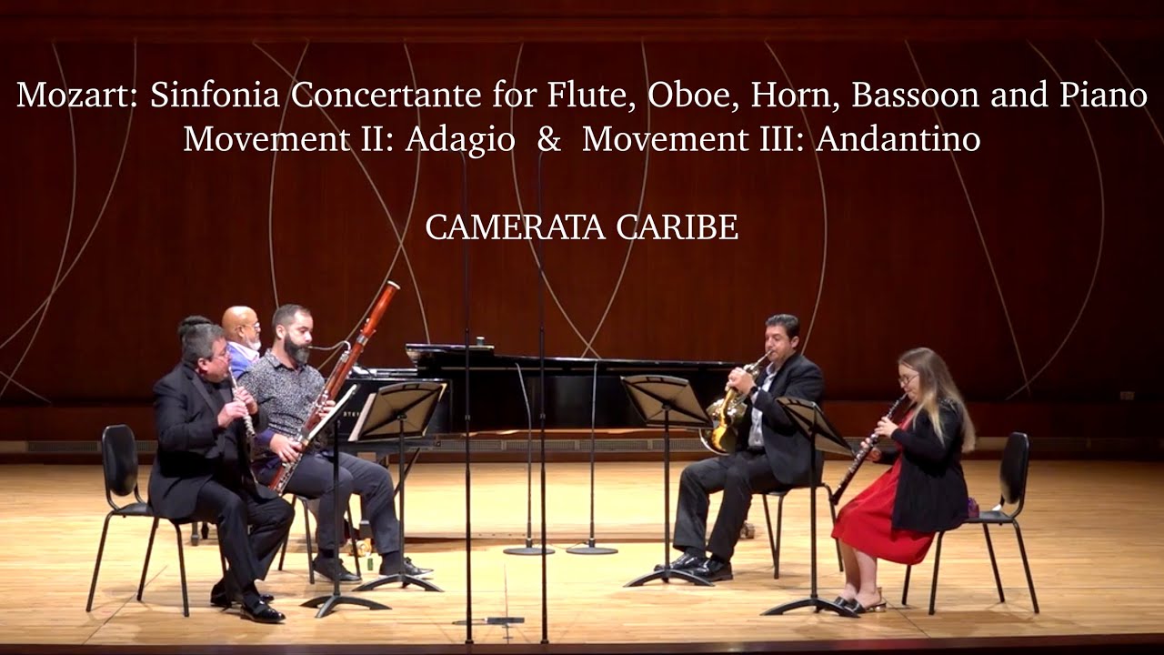 Mozart: Sinfonia Concertante for Oboe, Flute, Horn, Bassoon and Piano ...
