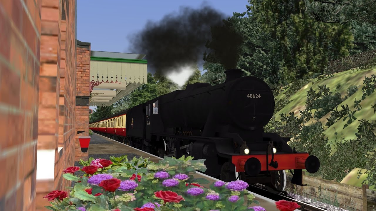 Driving LMS 8F 48624 on the GCR Leicester North - Rothley - Train ...