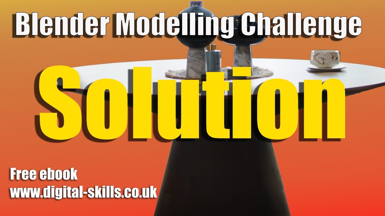 Blender Modelling Challenge - Table : A Solution - YouTube
