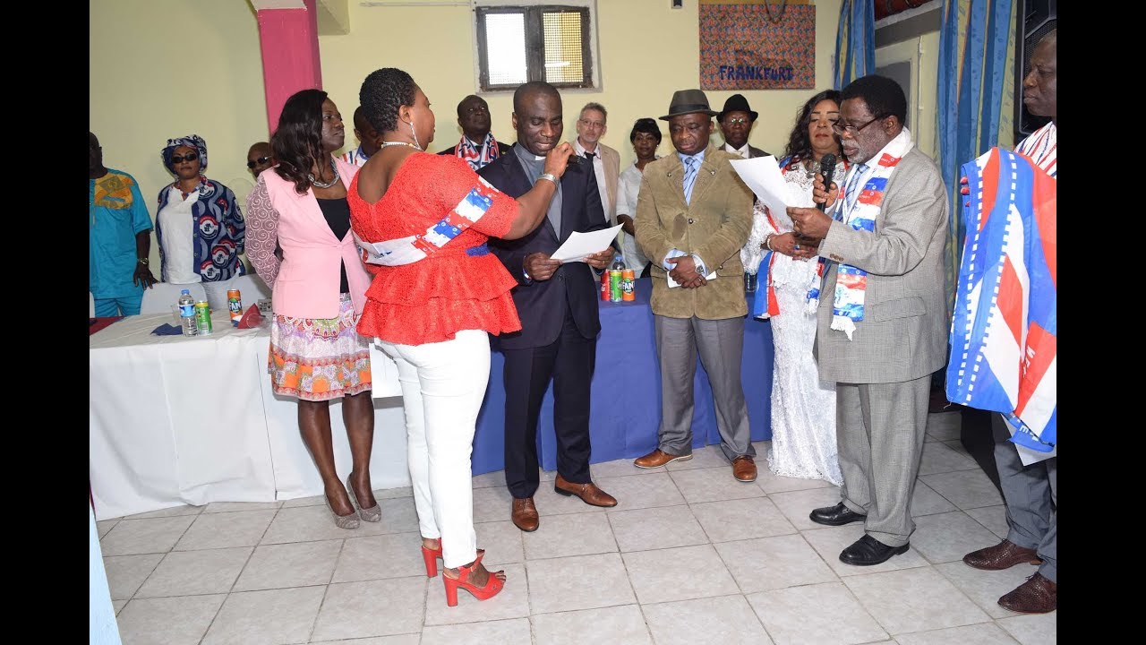 REV ALEX ACHEAMPONG SWORN IN AS NPP GERMANY NATIONAL CHAIRMAN - YouTube