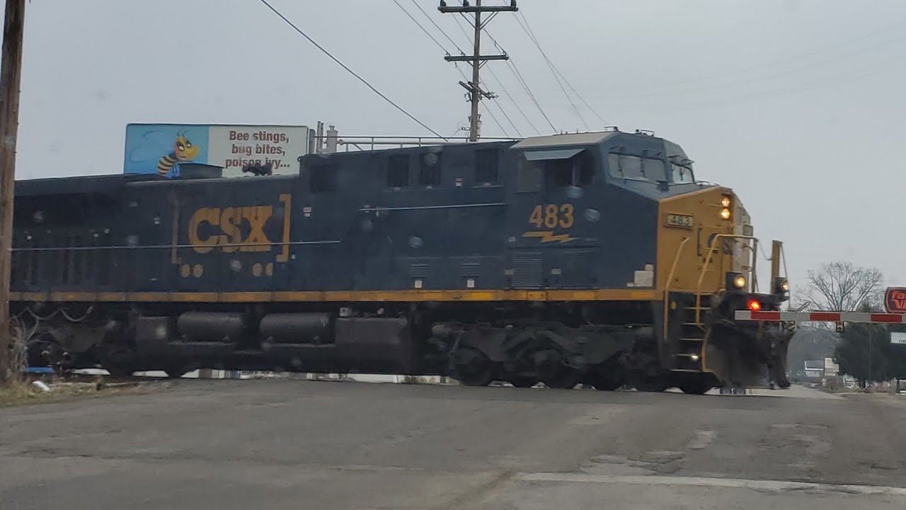 CSX 483 and 590 (Short Clip) - YouTube