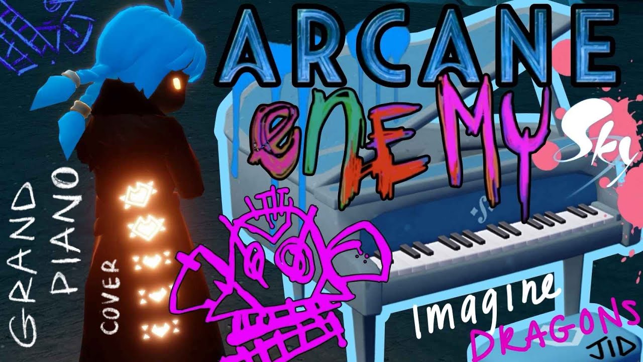 Imagine Dragons feat. JID - Enemy (Arcane Intro) | Grand Piano | Sky ...