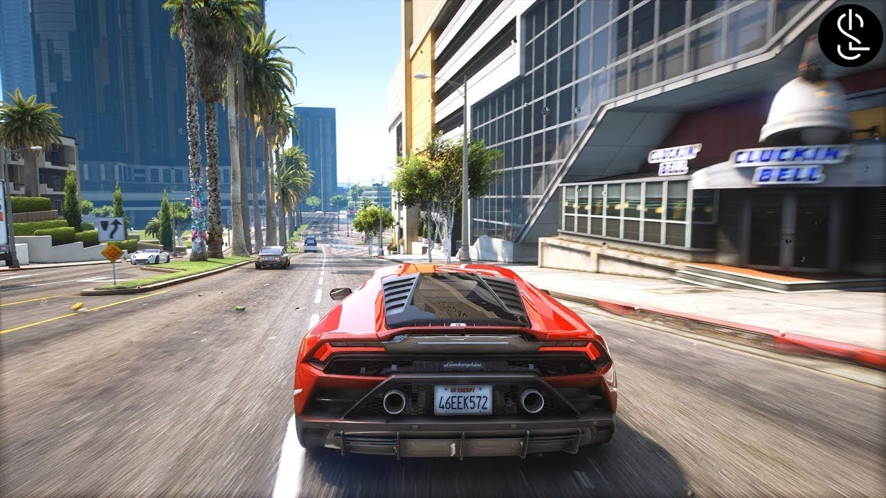 GTA 5 4K Awesome Real Life Mod - Real Life Graphic Cars Gameplay - YouTube