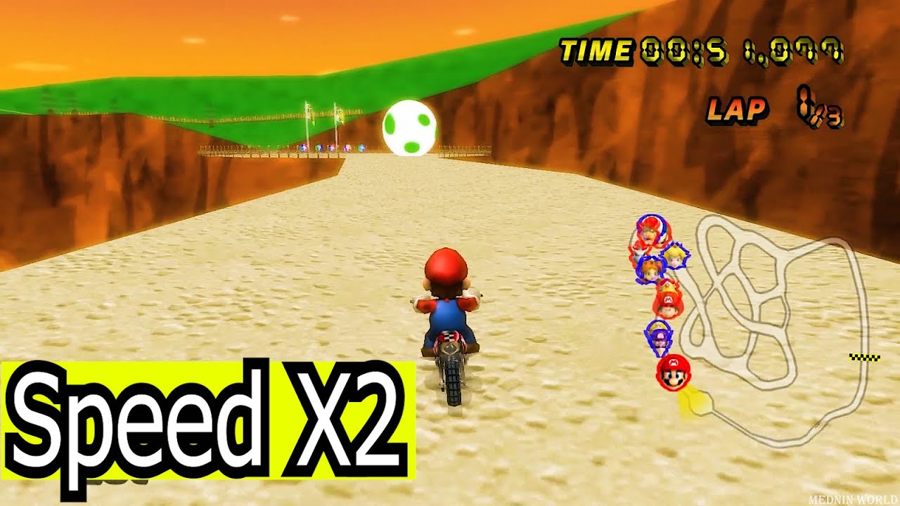Mkwii Mario Kart Wii and N64 Custom 3 Tracks (One Lap) - YouTube