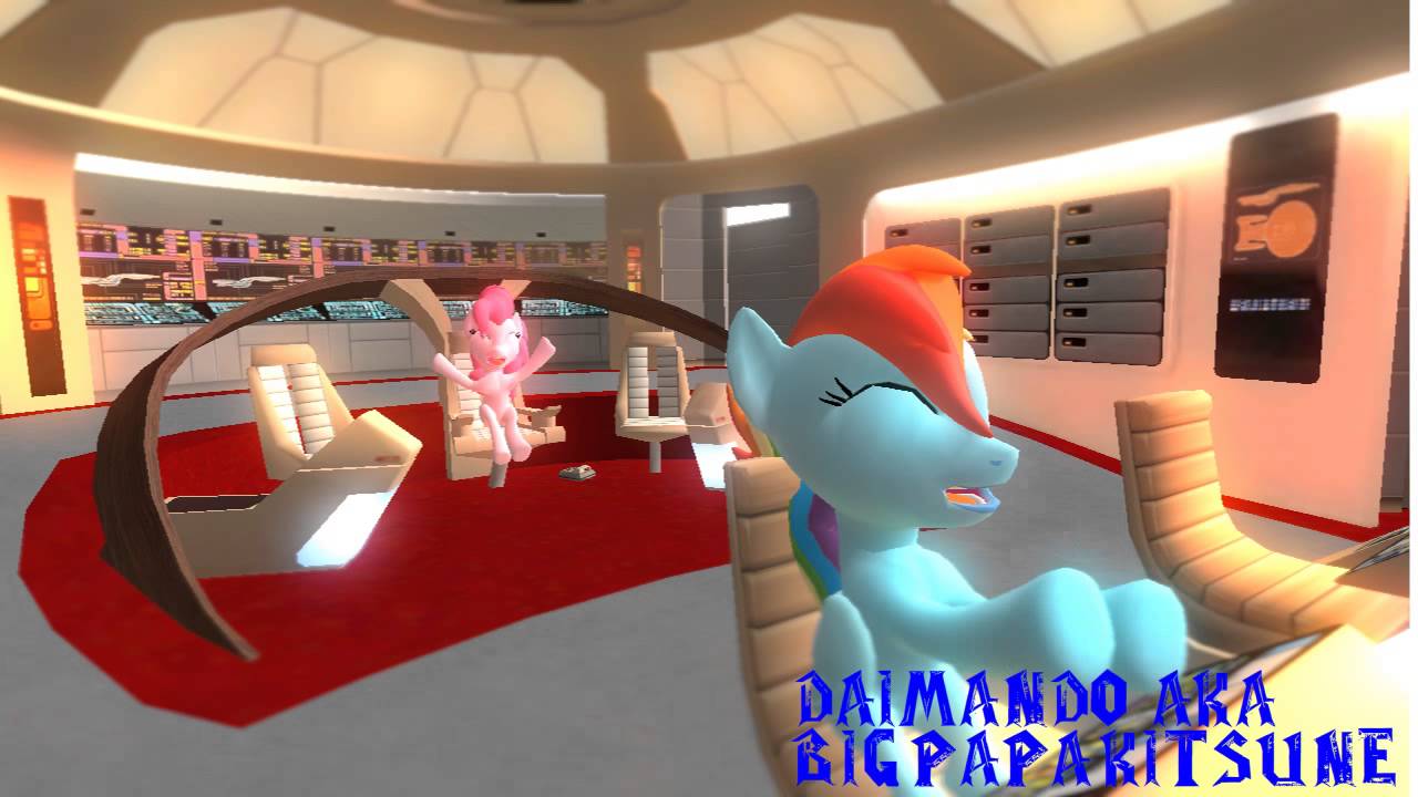 Pinkie Pie and Rainbow Dash Lost in the year 2371 onboard the ...