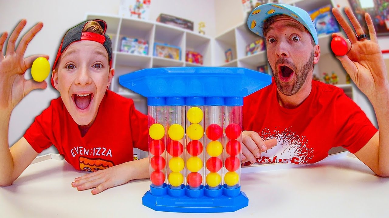 Father & Son PLAY BOUNCING BALL! (First To Get Four!) - YouTube