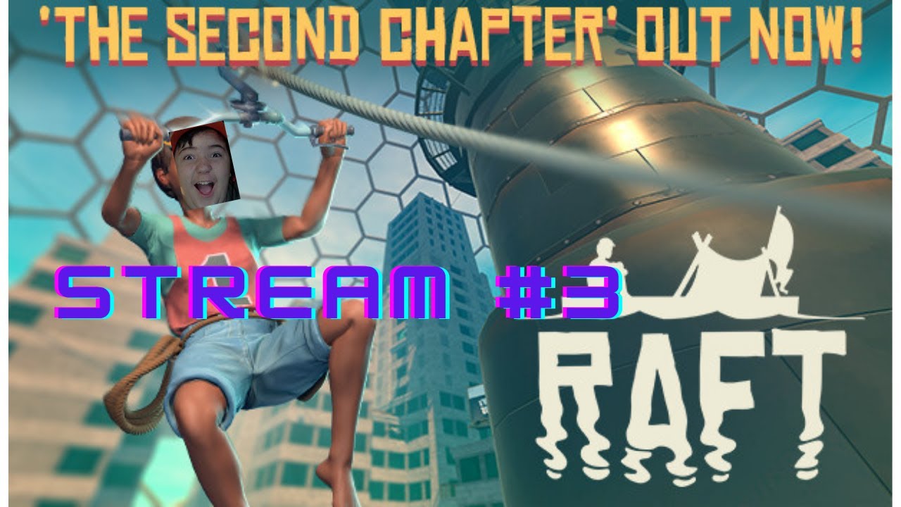 Investigating the oil rig! Raft stream #3 - YouTube