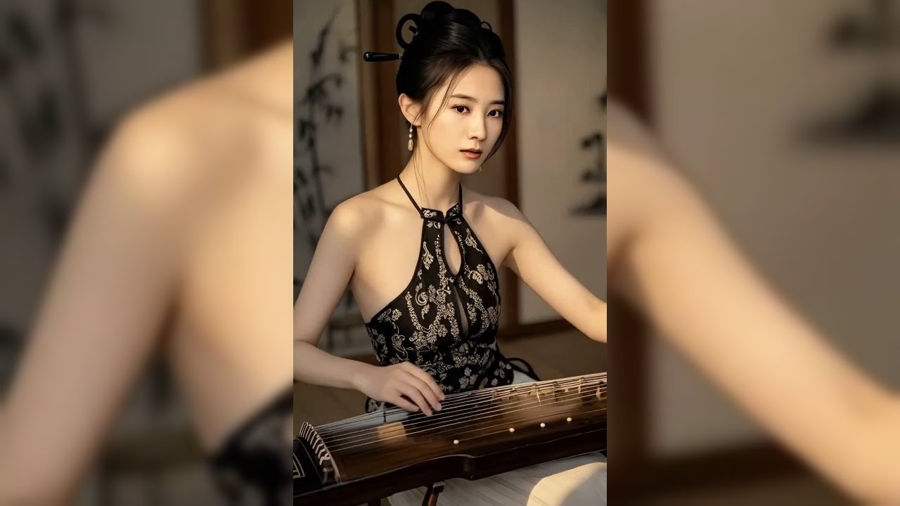 Pretty Girl Playing Pipa Guzheng Music🙇"Strings of China’s Soul" Relaxing Music| Reduce Stress🧖 ...
