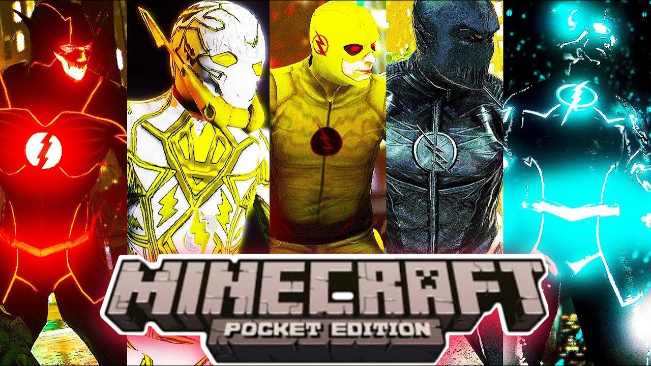 The Flash Mod In Minecraft PE | MCPE - BOY - YouTube