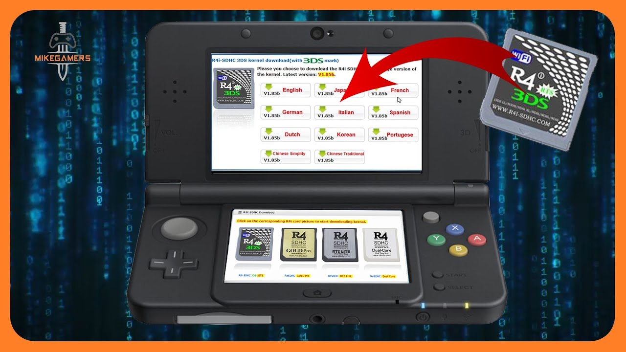 Mise à jour de votre Linkers R4 pour Jailbreaker votre 3ds/2ds avec la méthode NtrBootHAX. - YouTube