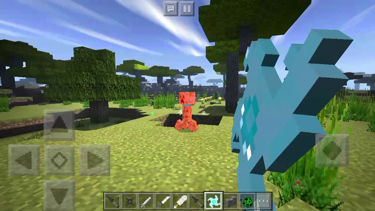 Most powerful mod for minecraft PE - YouTube