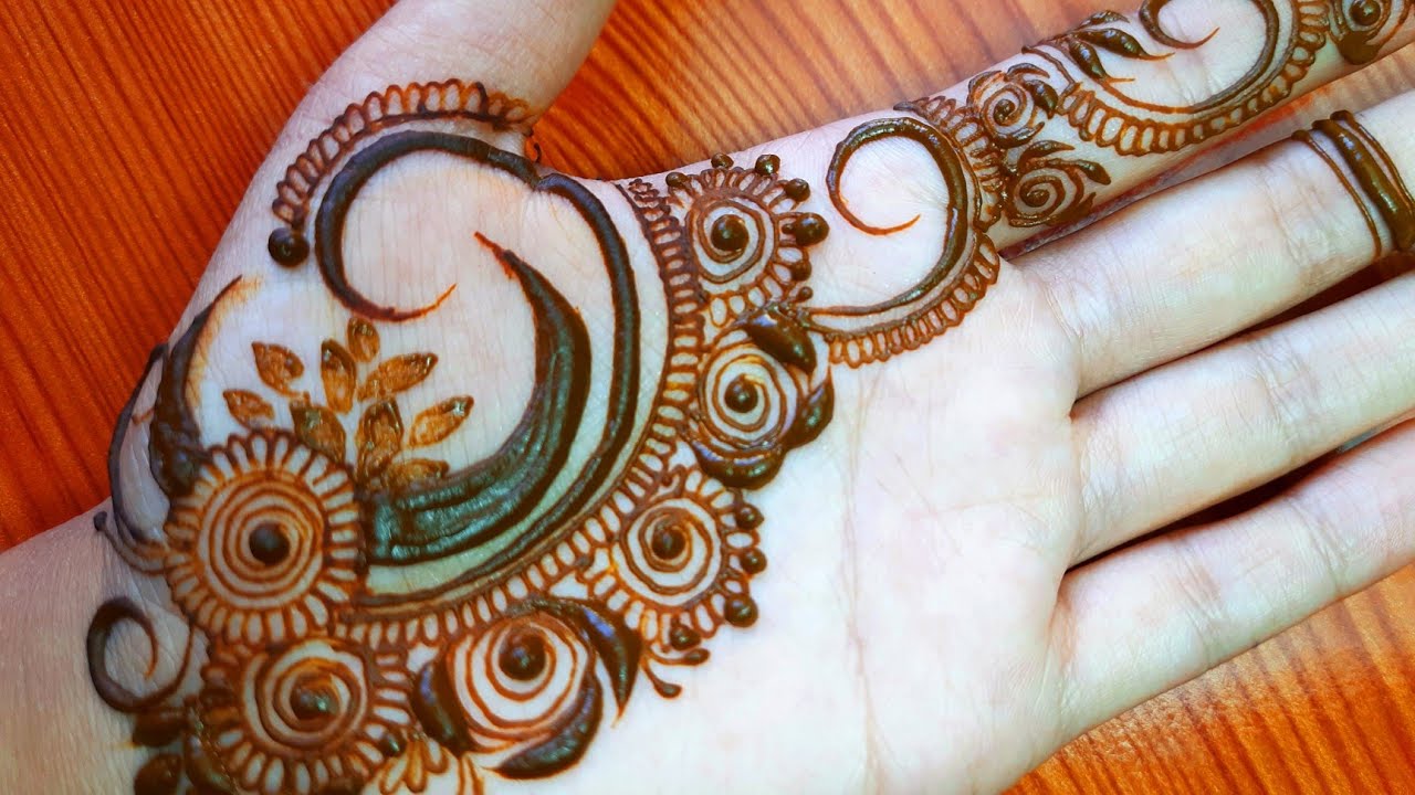 EID mehndi design 2025 | Chand menndi designs | Ramzan special mehndi ...