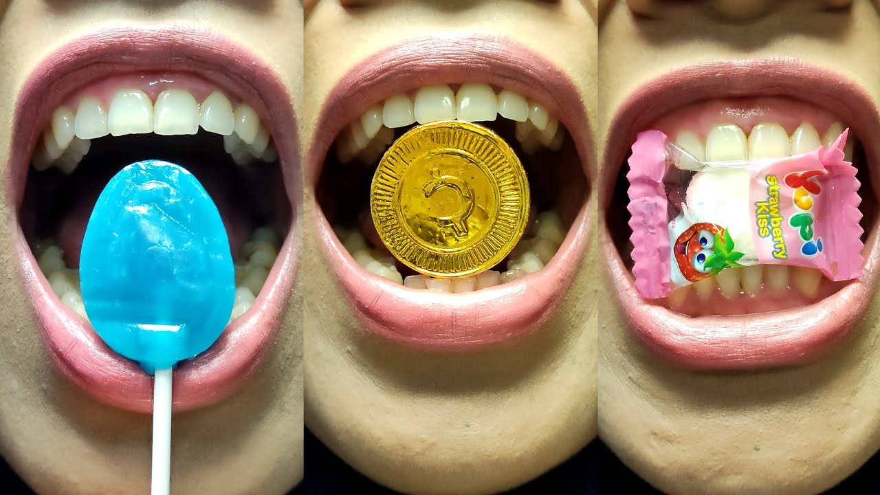 [ASMR] Chocolate and Candy Chewing Sounds for Sleep #1810 - YouTube