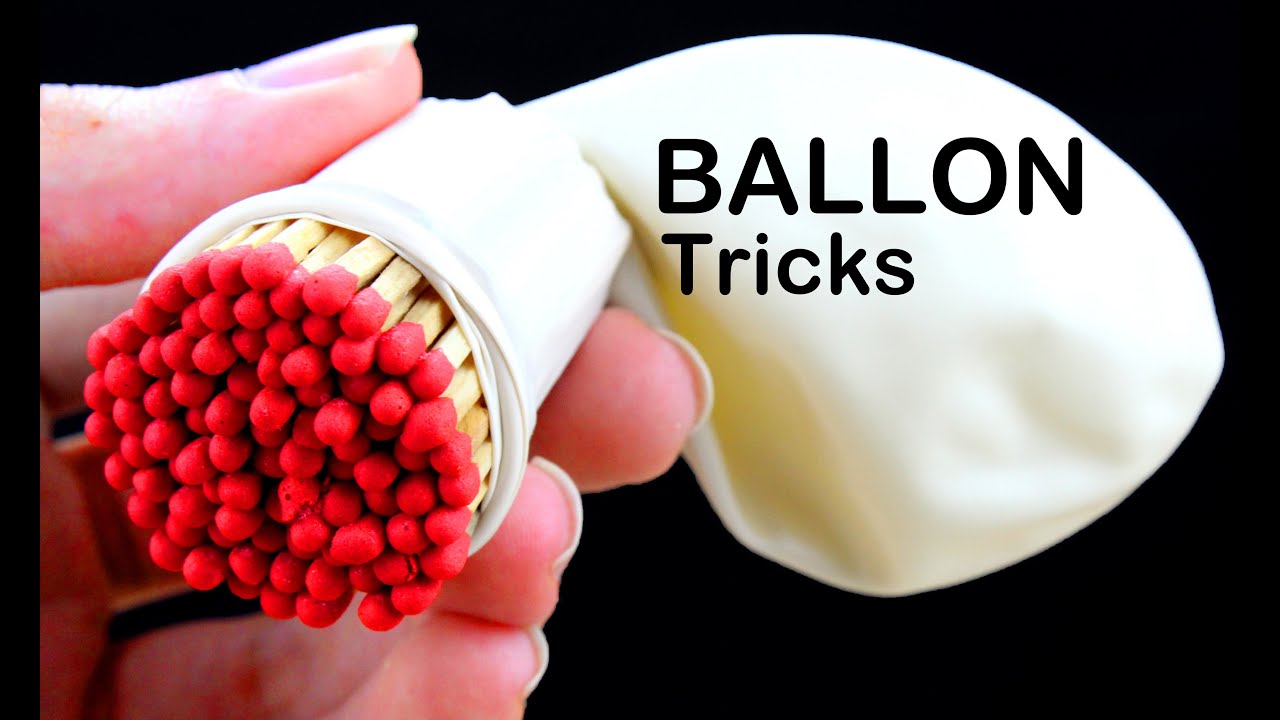 16 CREATIVE BALLON HACKS! - YouTube