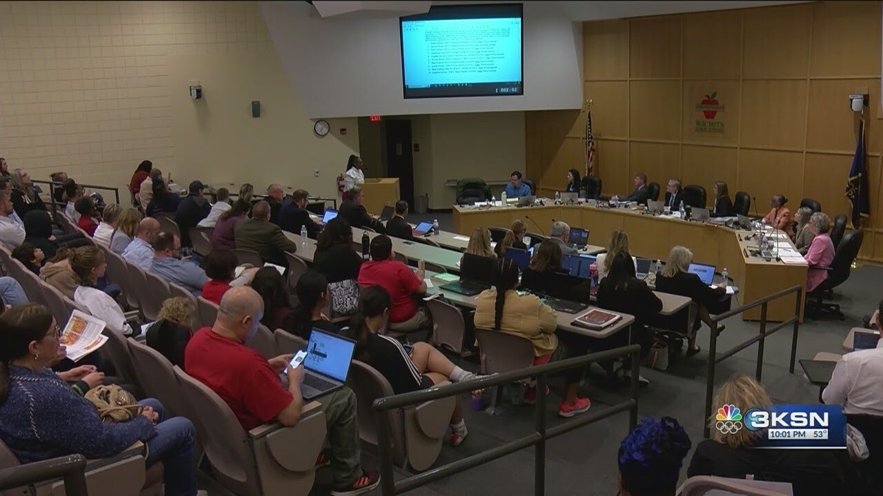 Wichita BOE accepts proposal to close 6 schools - YouTube