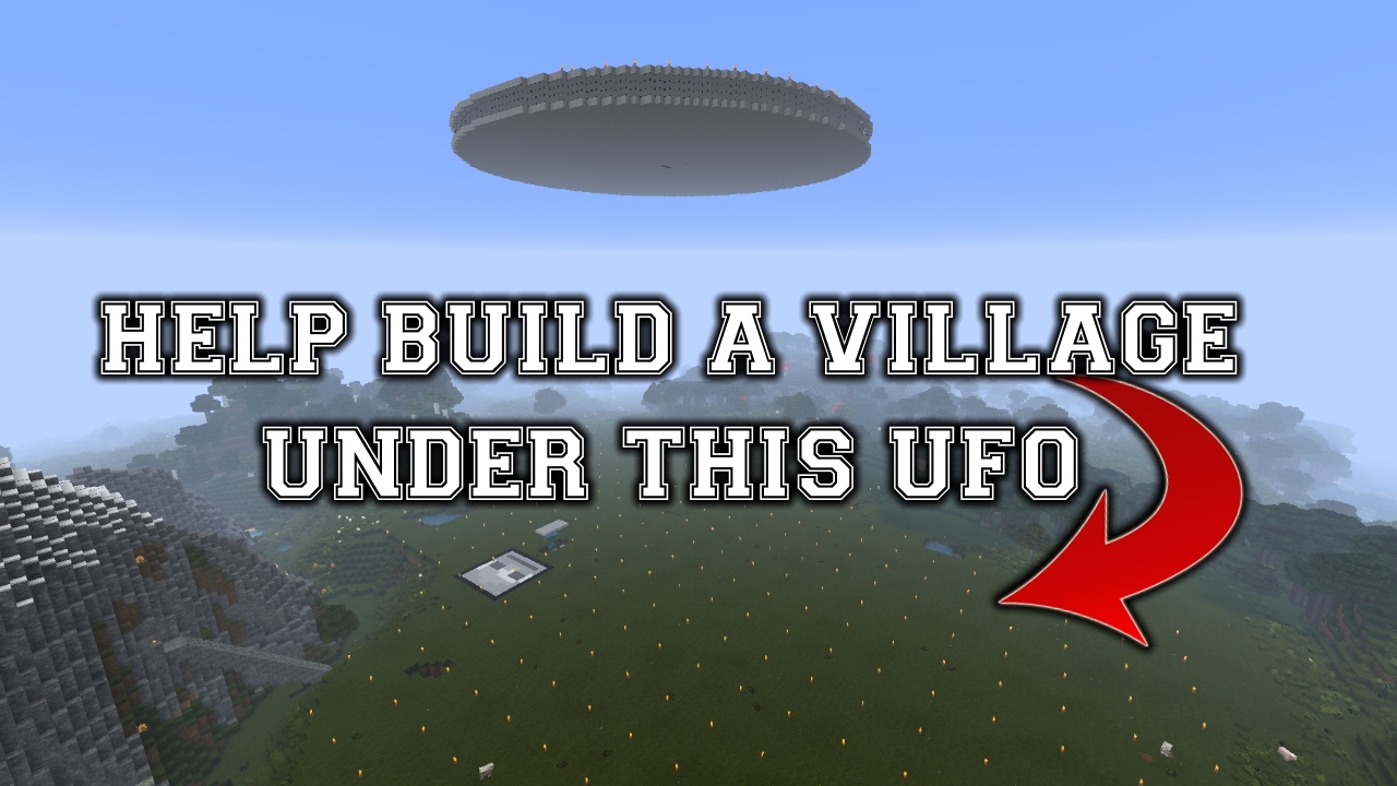 UFO Invasion Build You Could Help! | Minecraft Survival | Eps. 5 - YouTube