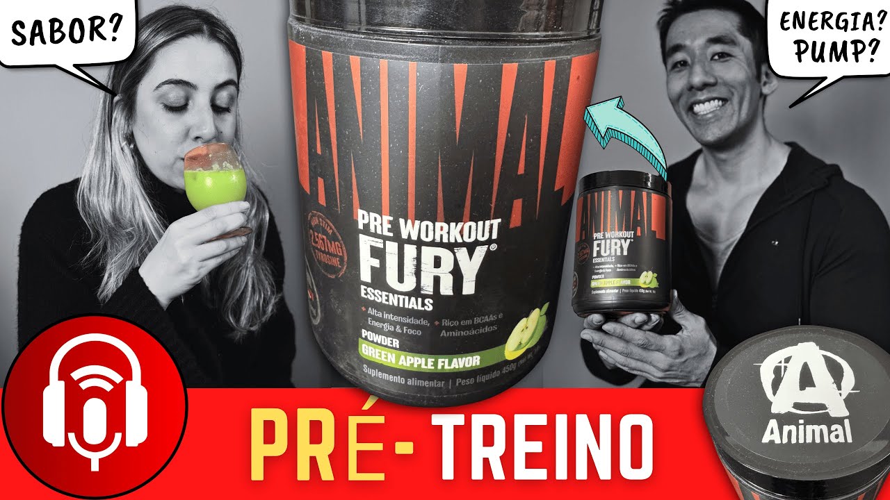 Pré-Treino Fury Essentials Green Apple Universal Nutrition | Análise ...