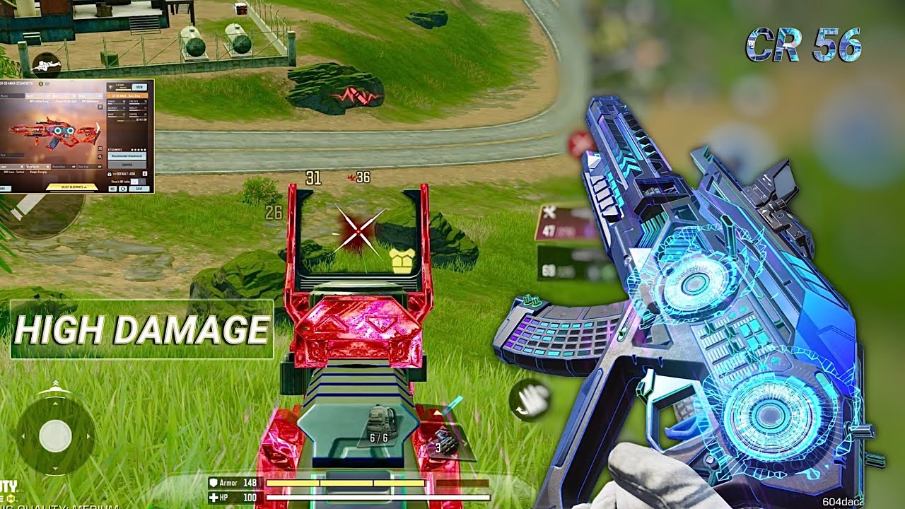 0 RECOIL in LONG RANGE + HIGH DAMAGE | BEST CR56 AMAX GUNSMITH CODM BR ...