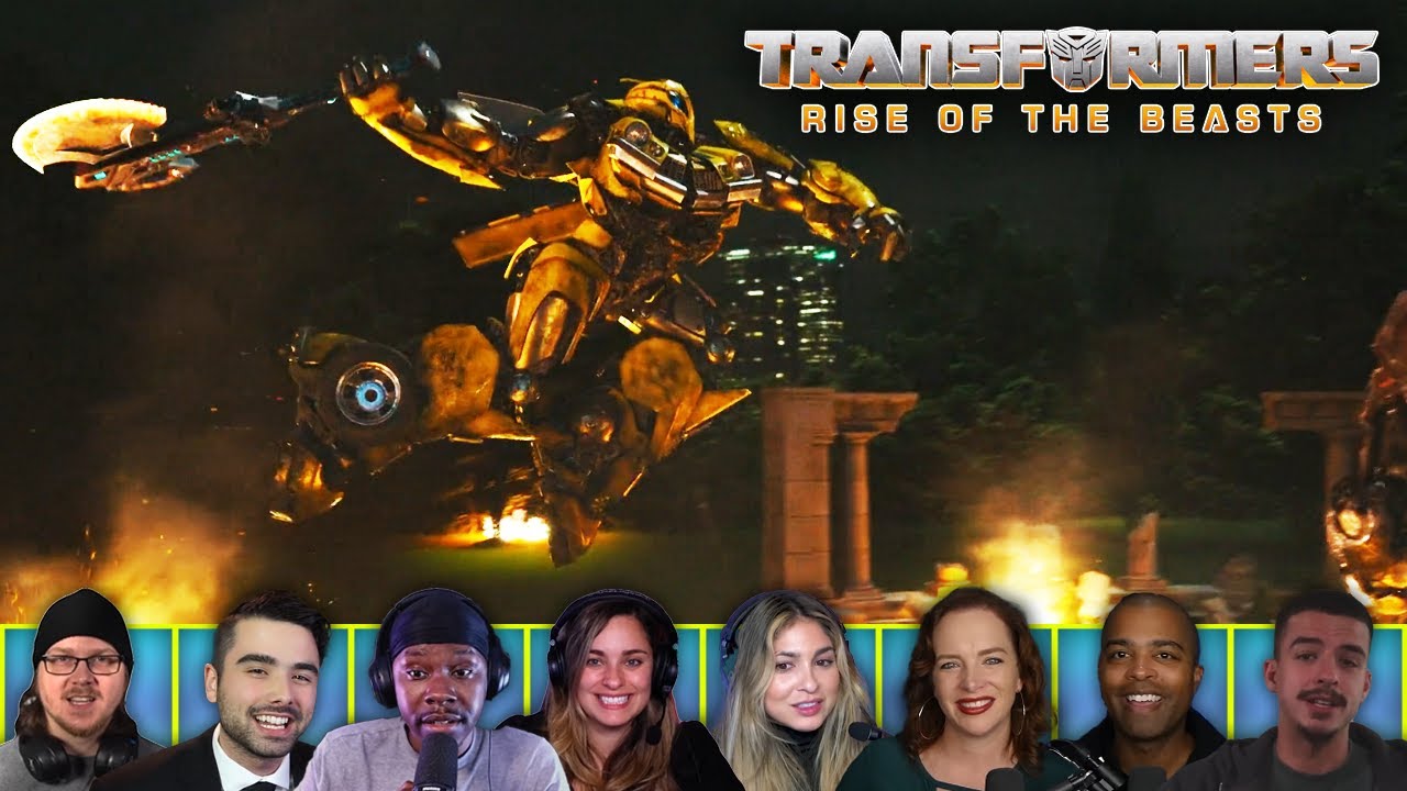 Reactors Reactions to BUMBLEBEE AND OPTIMUS FIGHT SCOURGE ...