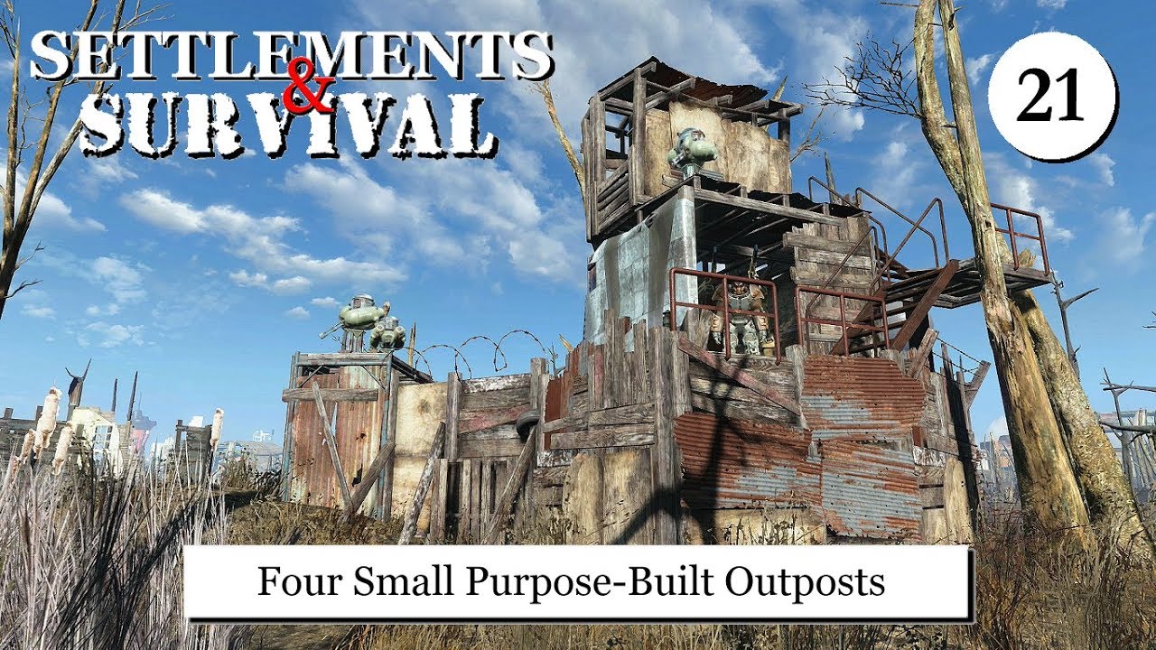 Settlements and Survival - Four Small Purpose-Built Outposts - YouTube