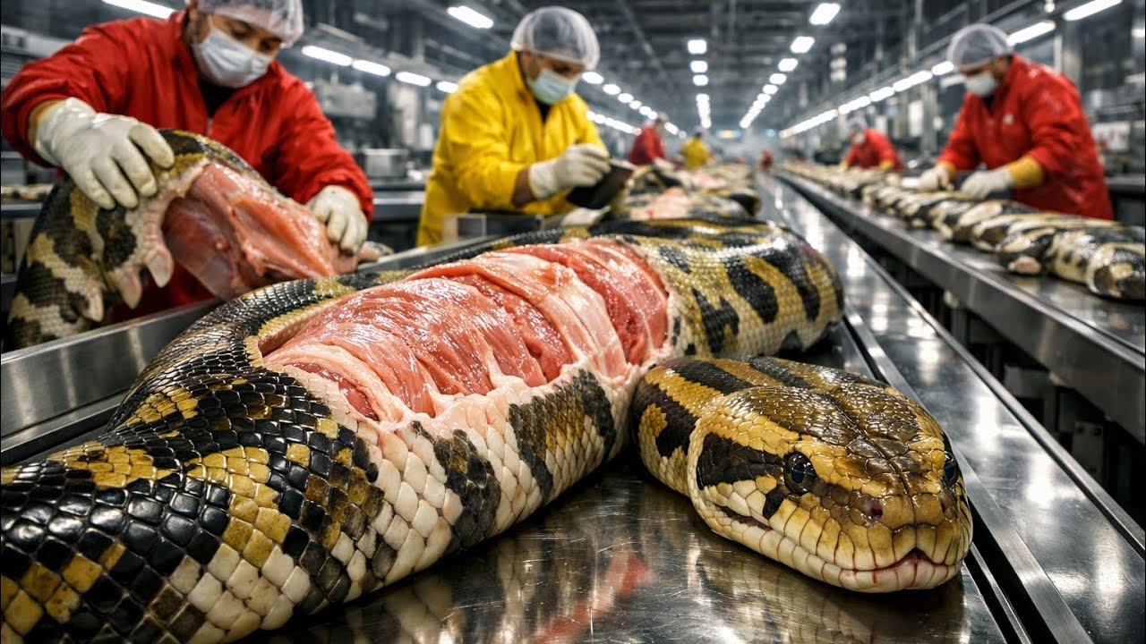 The Real Python Farming Process for Meat and Skin 🐍 #python - YouTube