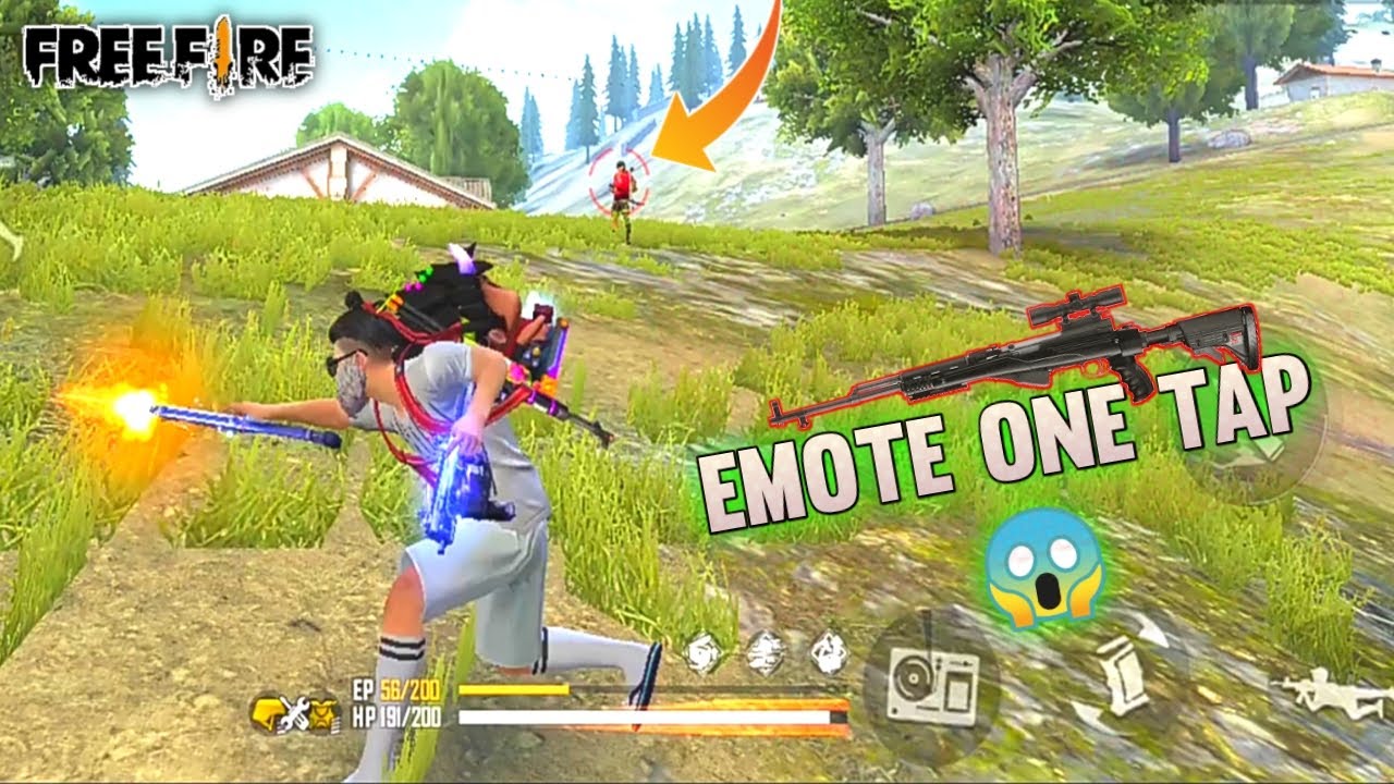 EMOTE ONE TAP 😱 | OME TAP HIGHLIGHTS | FREE FIRE ONE TAP | Viral Video ...