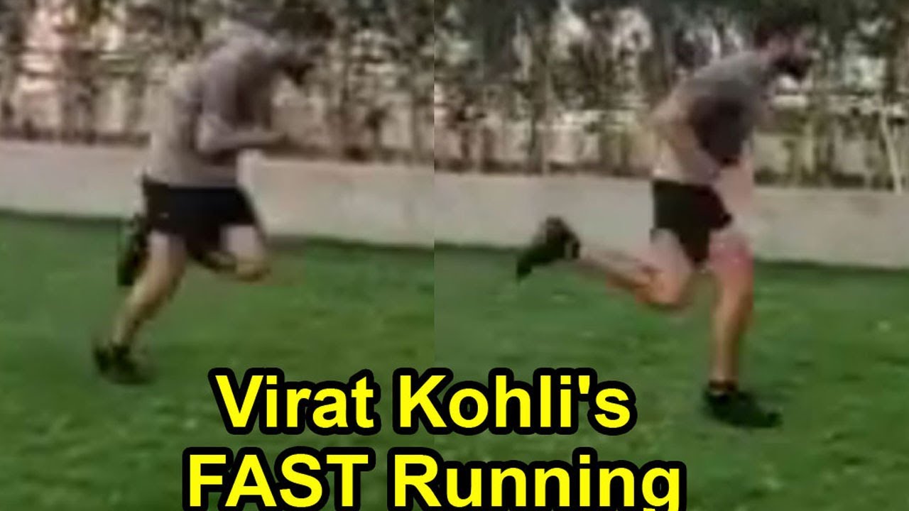 Virat Kohli's AWESOME & FAST Running Practice To Stay Fit During ...