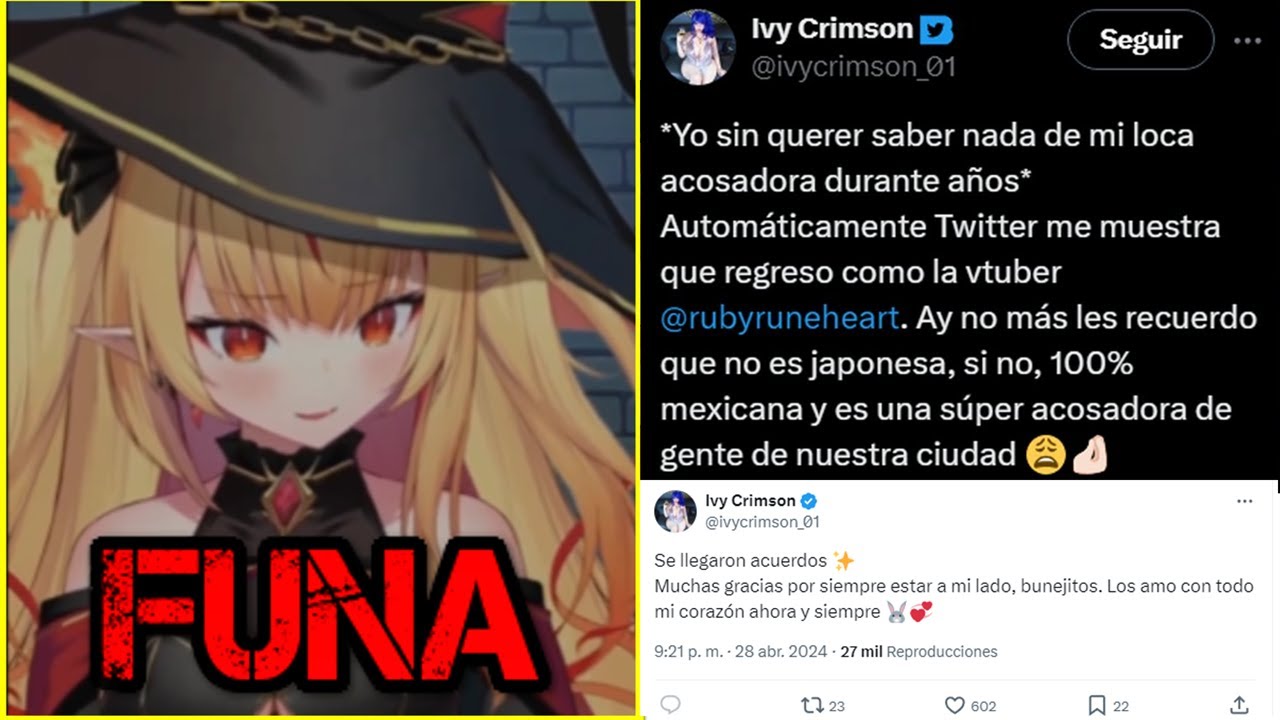 FUNARON A OTRA VTUBER DE IDOLES ANTES DE SU DEBUT (RUBY RUNEHEART ...