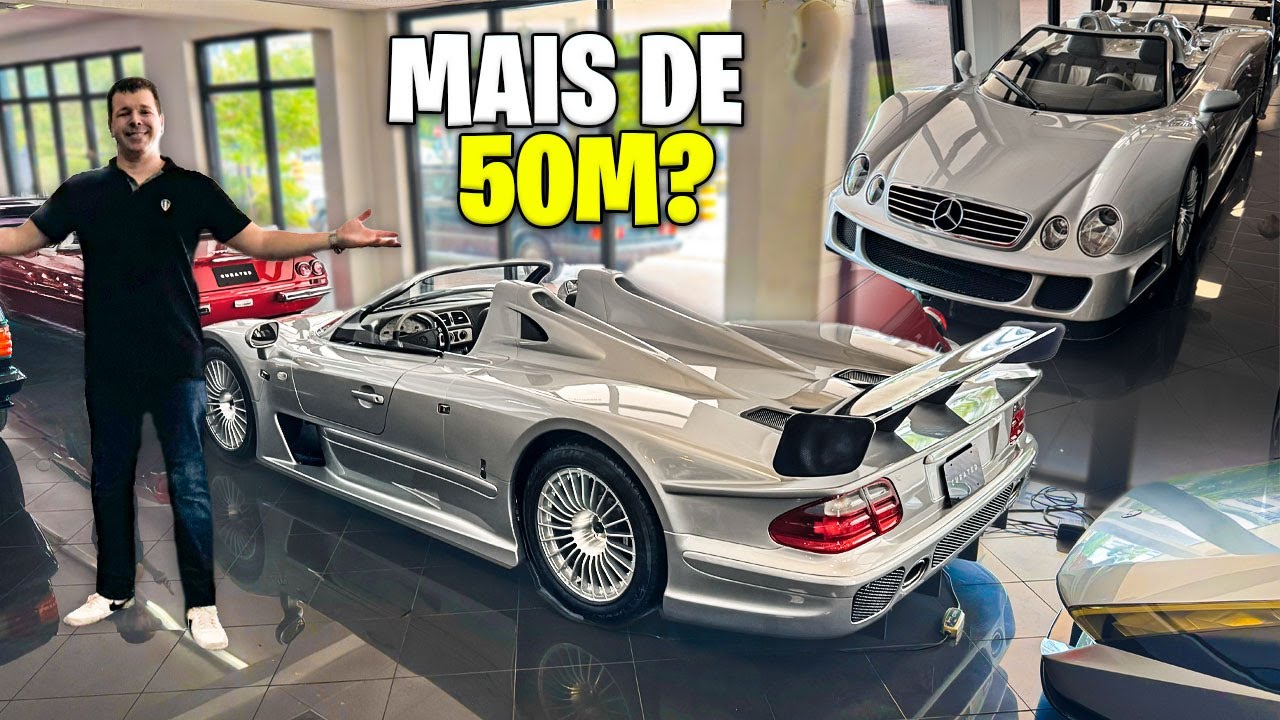MERCEDES CLK GTR ROADSTER de MAIS DE 15MILHÕES de DÓLARES, APENAS 7 no ...