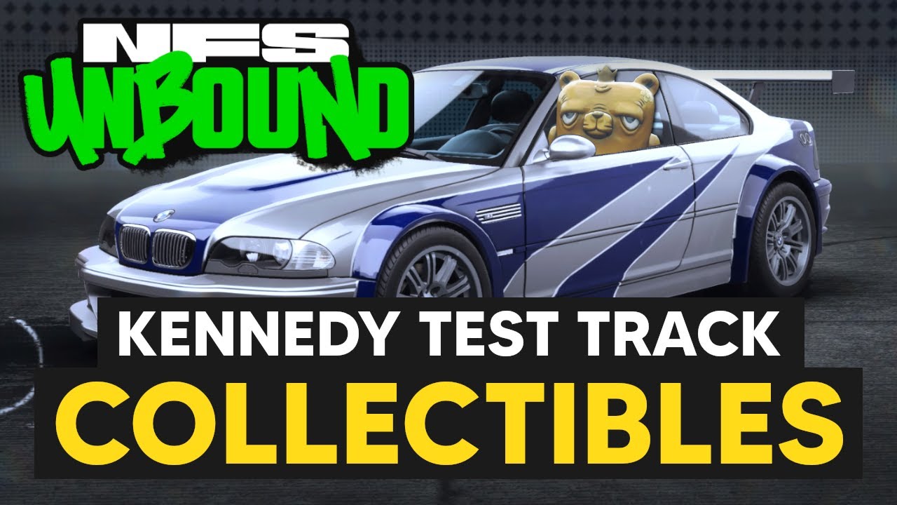 NFS Unbound - Kennedy Test Track: ALL Collectible Locations (Bears ...