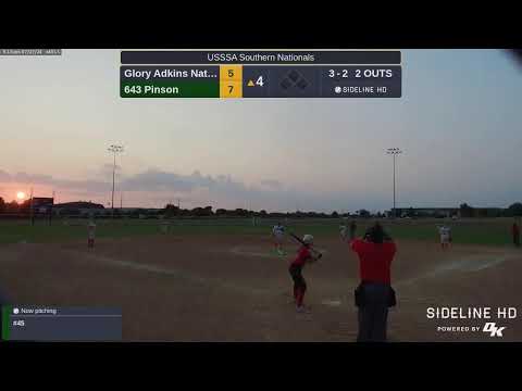 643 Pinson vs. Glory Adkins Nat 16u (2024.07.27) - YouTube