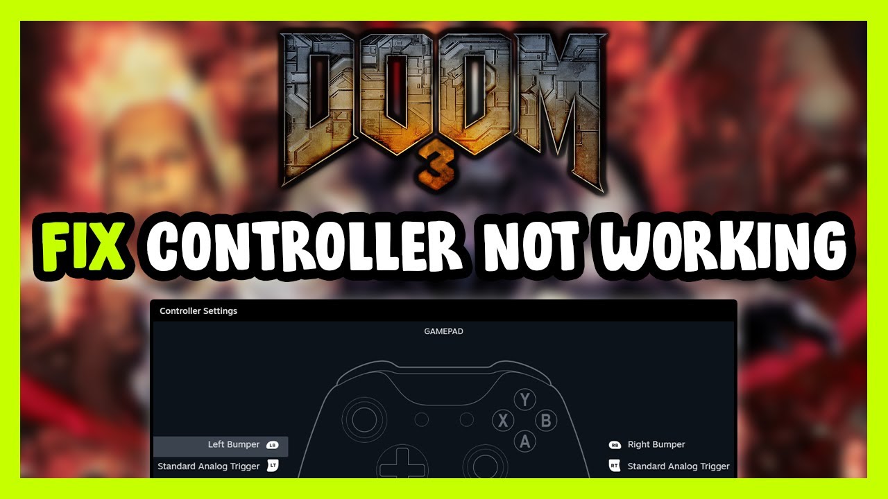 FIX DOOM 3 Controller/Gamepad Not Working on PC - YouTube