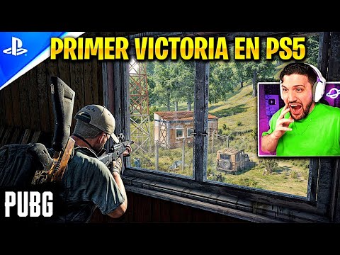 MI PRIMERA VICTORIA de PUBG en PS5 😨 EL BOT DE LAS CONSOLAS LO CONSIGUE!