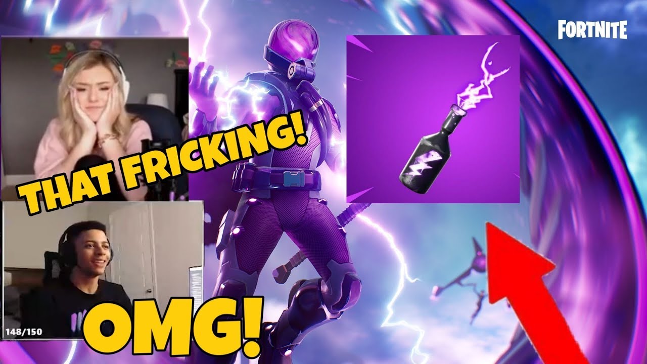 Streamers First Time Using *NEW* STORM FLIP GRENADE ITEM - "STORM FLIP ...
