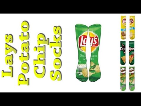 Lays Potato Chip Socks - YouTube