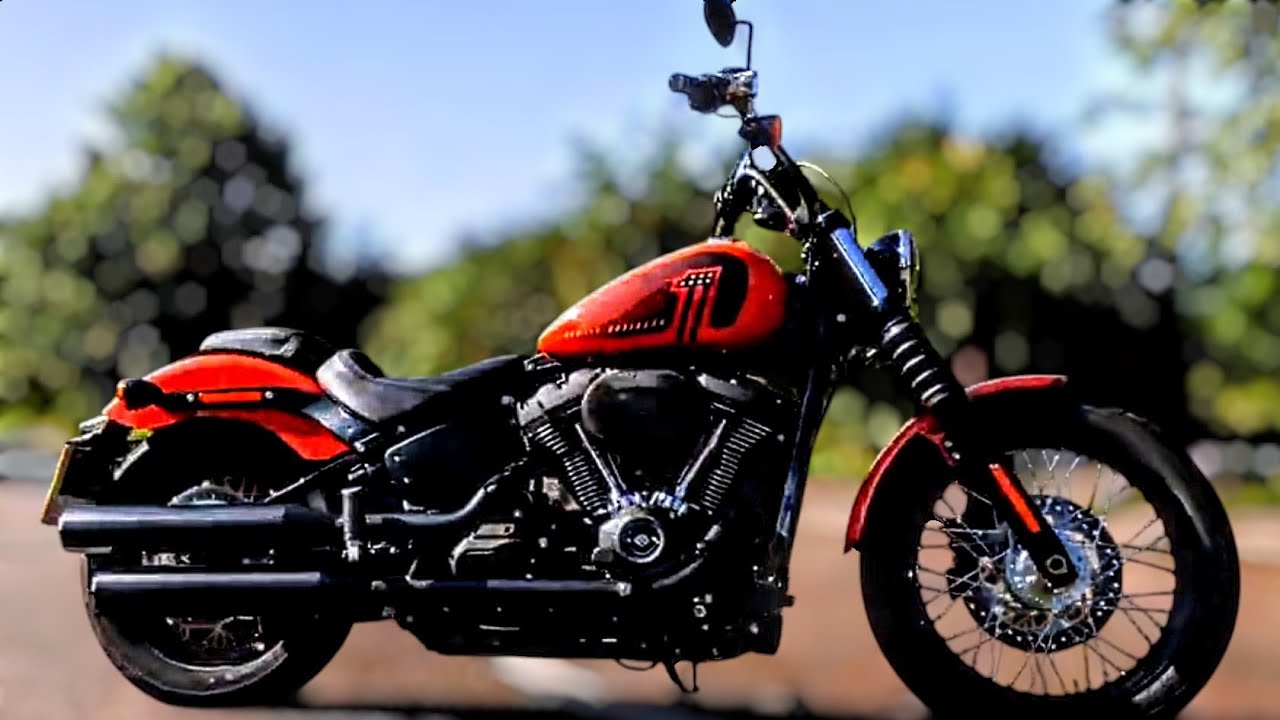 Harley-Davidson Street Bob 114 Raked For A Responsive Ride - YouTube