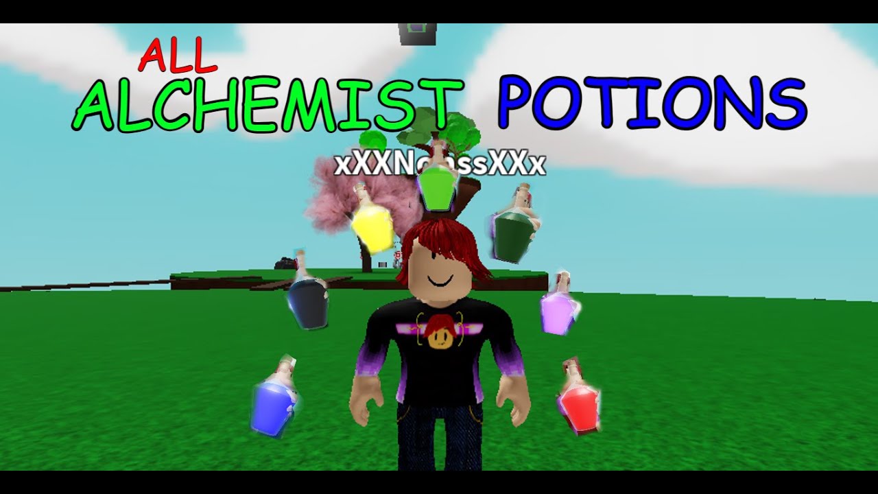 All Alchemist Potions Slap Battles Youtube