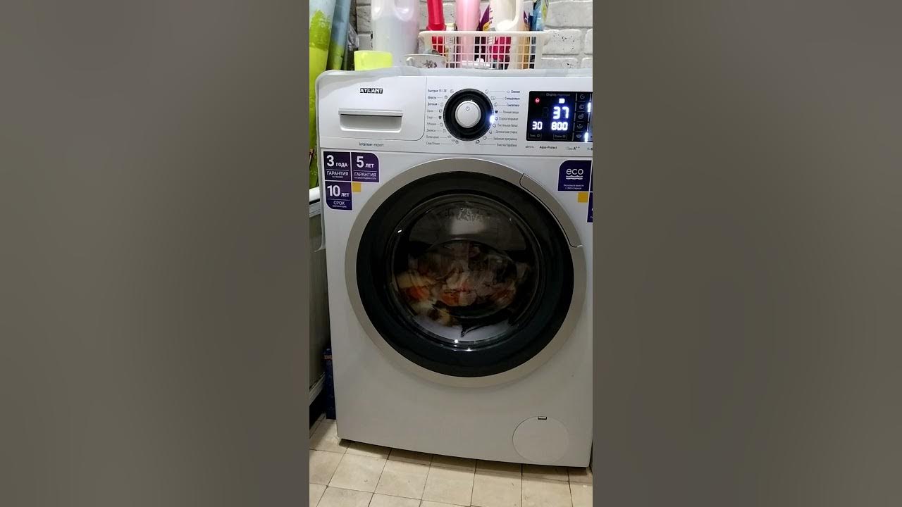 Стиральная машина Атлант 60у1214 - YouTube
