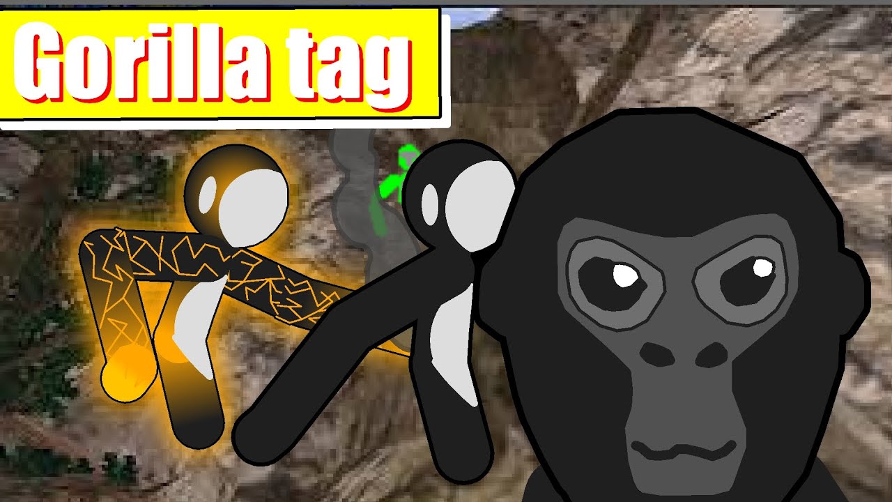 Gorilla tag be like(sticknodes animation) - YouTube