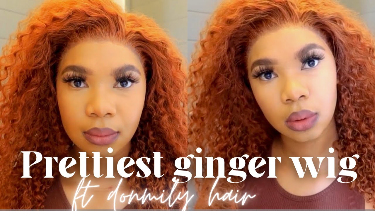 GINGER WIG TRANSFORMATION | INSTALL + REVIEW FT DOMILY HAIR - YouTube