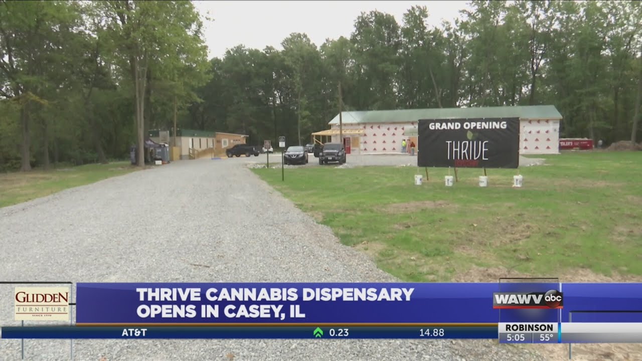 Thrive Cannabis Dispensary Opens in Casey, IL - YouTube