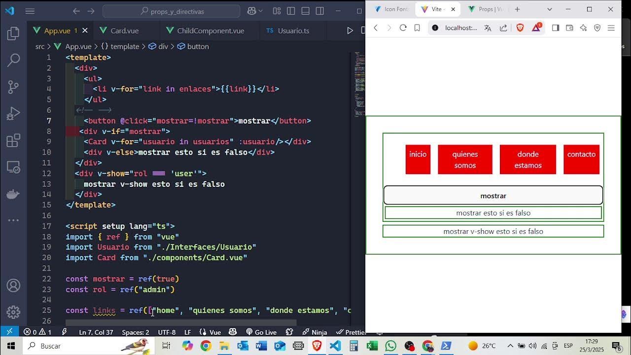 PWD 2025 Clase 4: Props y Directivas - 2da Parte - YouTube
