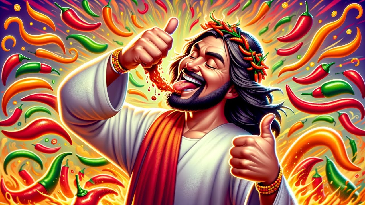 Jesus VS devil eating chili's grill #jesus - YouTube