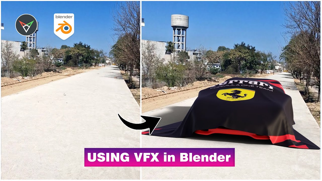 Make a CLOTH REVEAL ANIMATION using VFX in blender |blender VFX ...