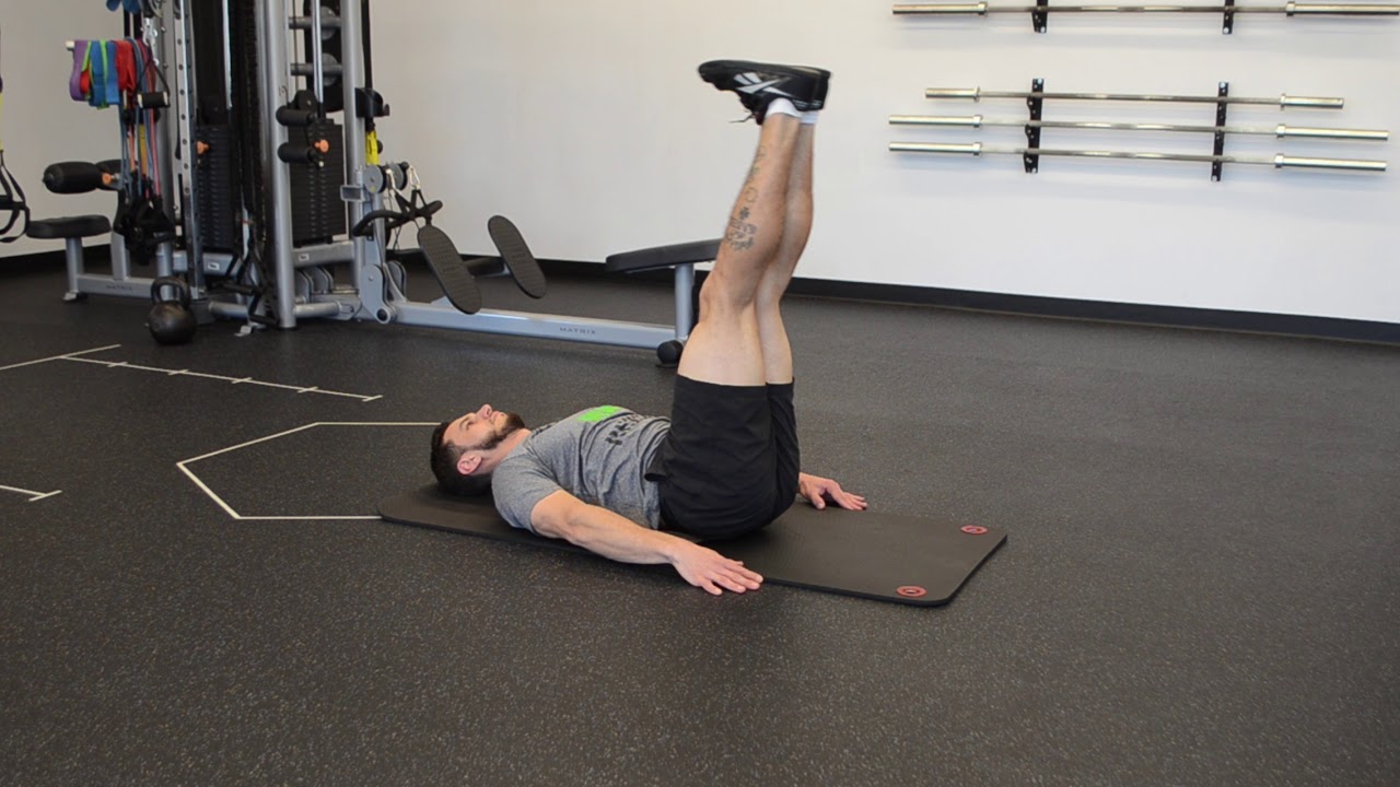 Supine Double Leg Lowering - YouTube