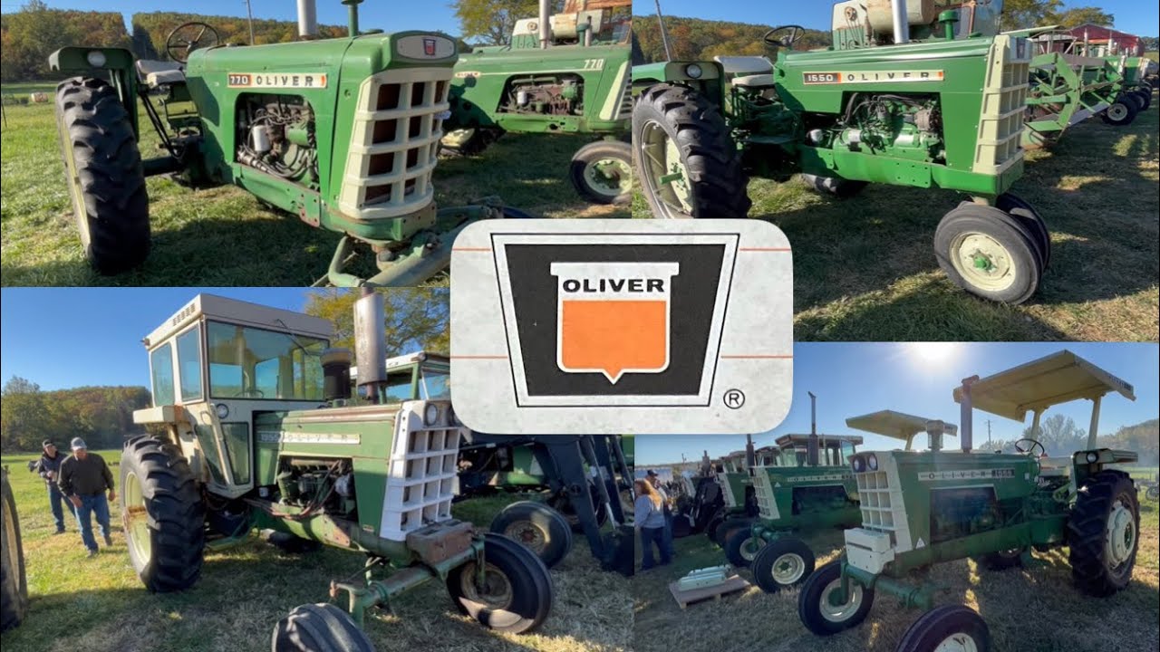 Oliver Collector Auction Part 3- Oliver Tractors & Combine - YouTube