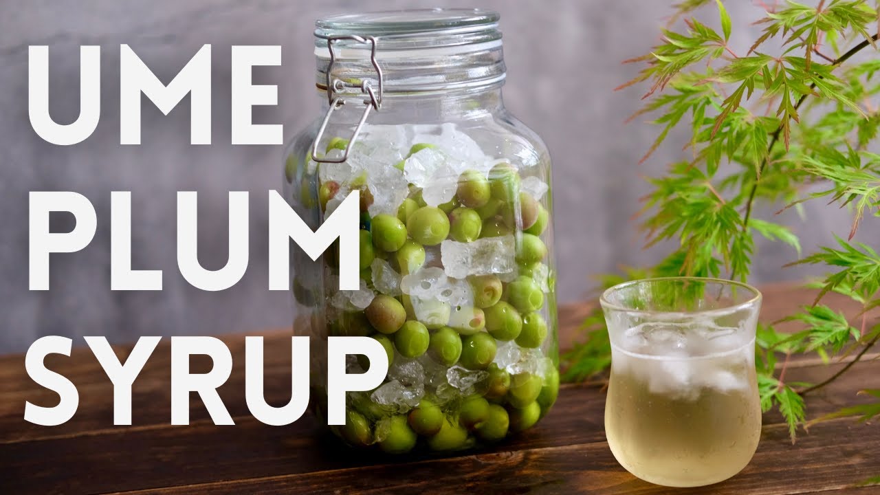 [ASMR] UME PLUM SYRUP | RECIPE | Takoshiho Cooks Japan - YouTube
